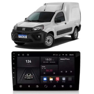 Central Multimídia Android Fiat Fiorino (2020-2024) - QUADCORE PLUS